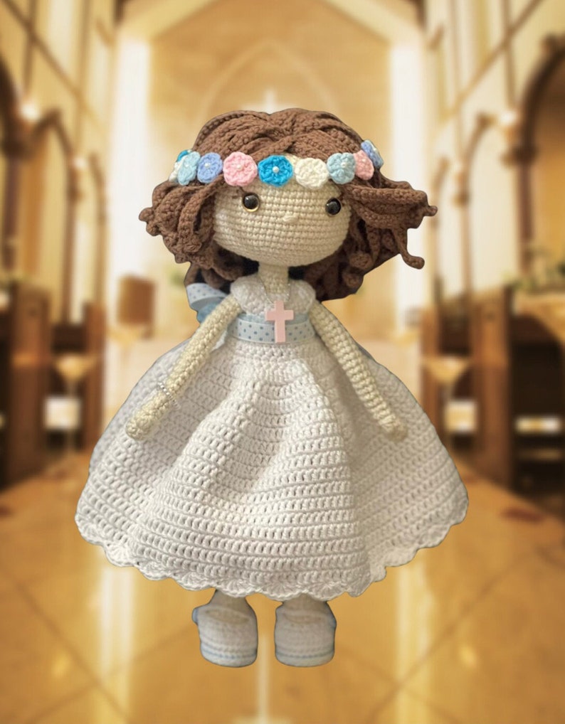 Amigurumi First Communion Doll - Etsy