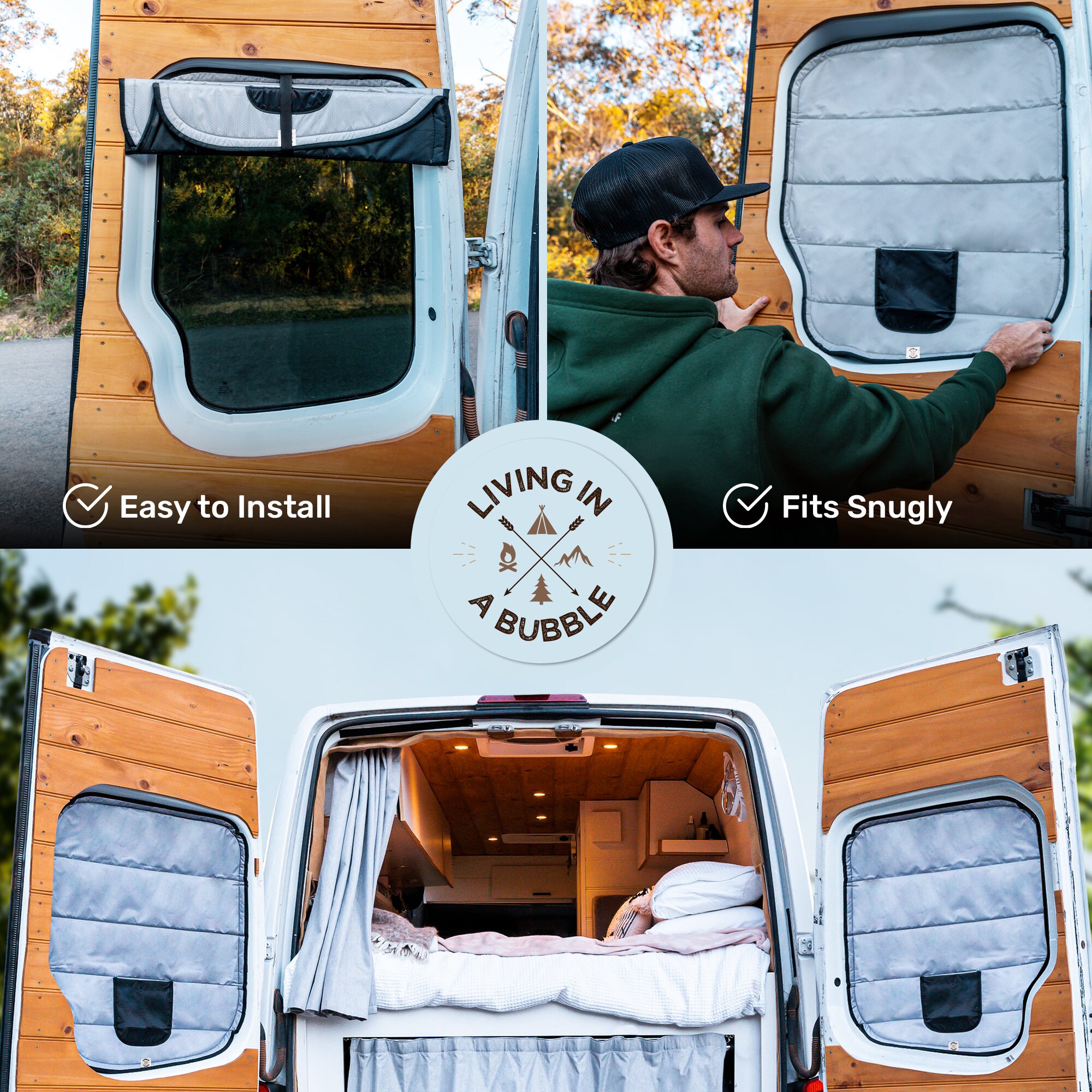 Mercedes Sprinter Insulated Window Cover for Rear Door - Etsy