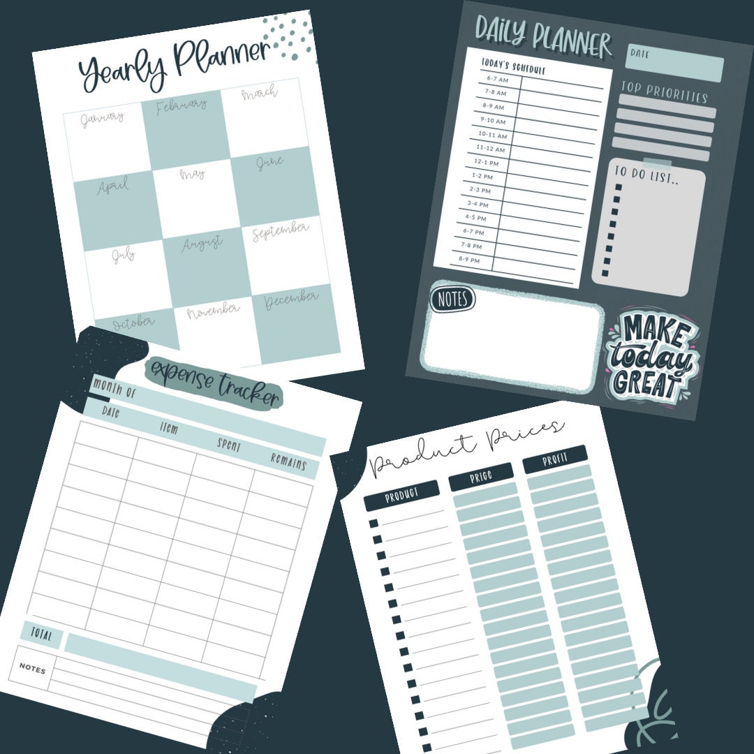 Glowforge Business Planner - Etsy