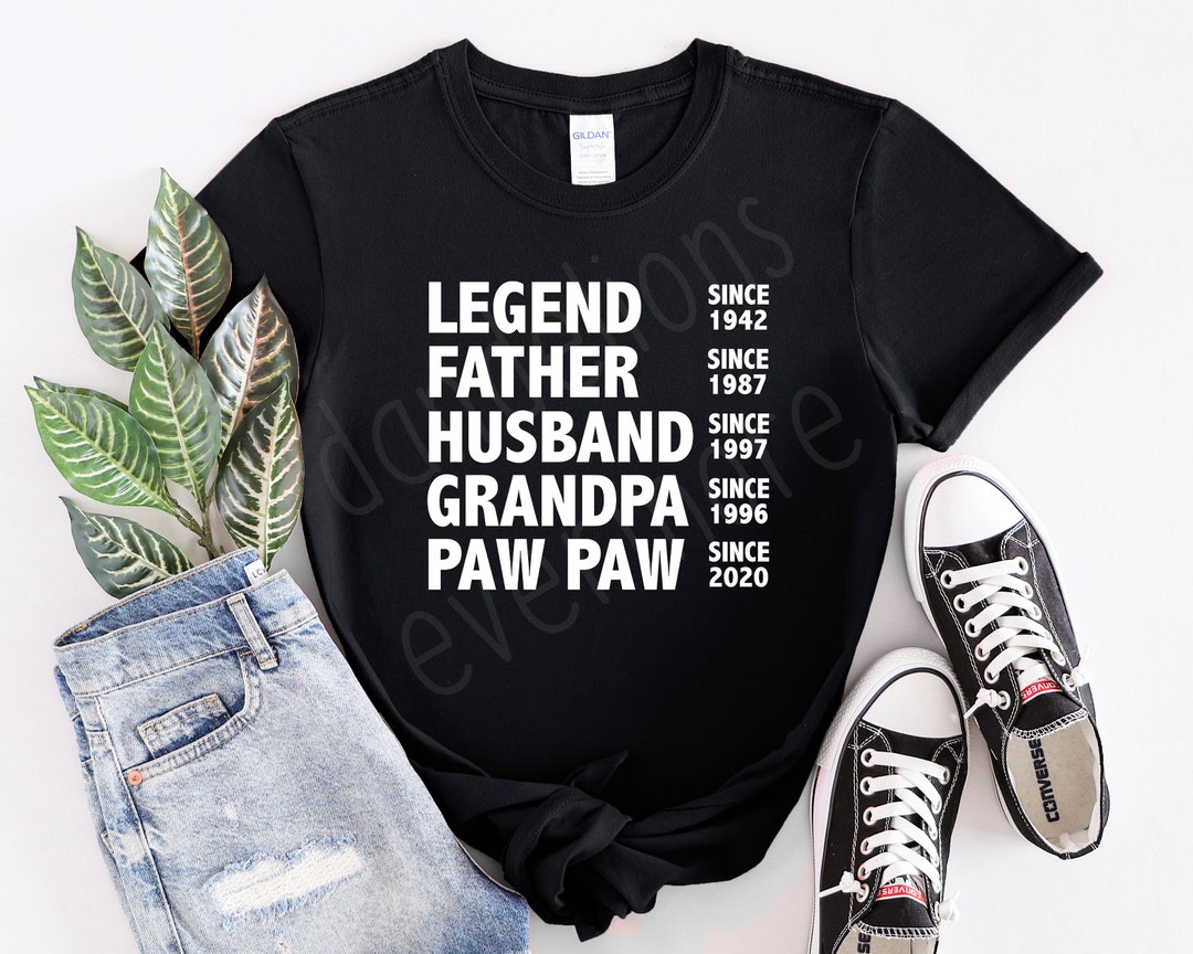 Customizable Father's Day Shirt for Father // Milestone Shirt // Father ...