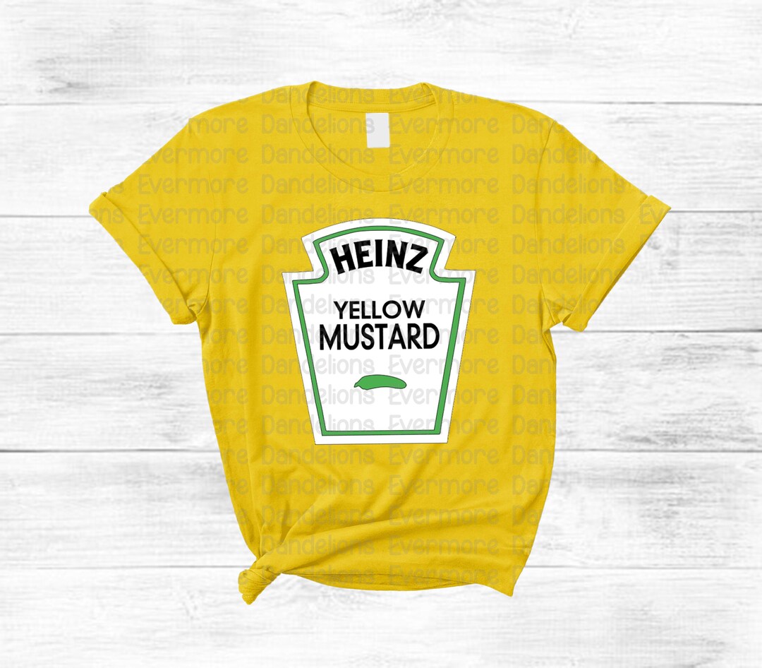 Mustard Condiments Shirt // Halloween Outfit// Cotton Outfits ...