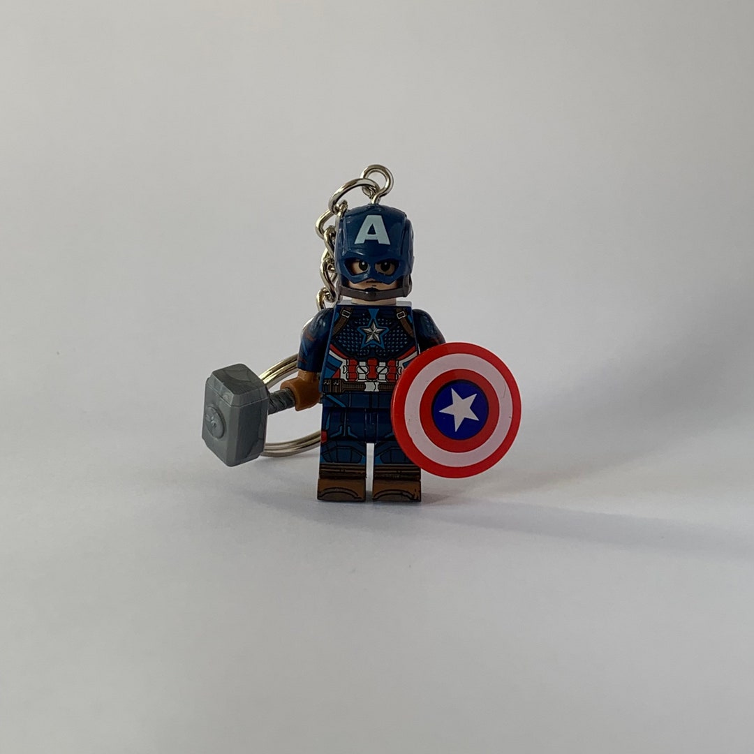 Captain America Keychain Avengers Endgame - Etsy