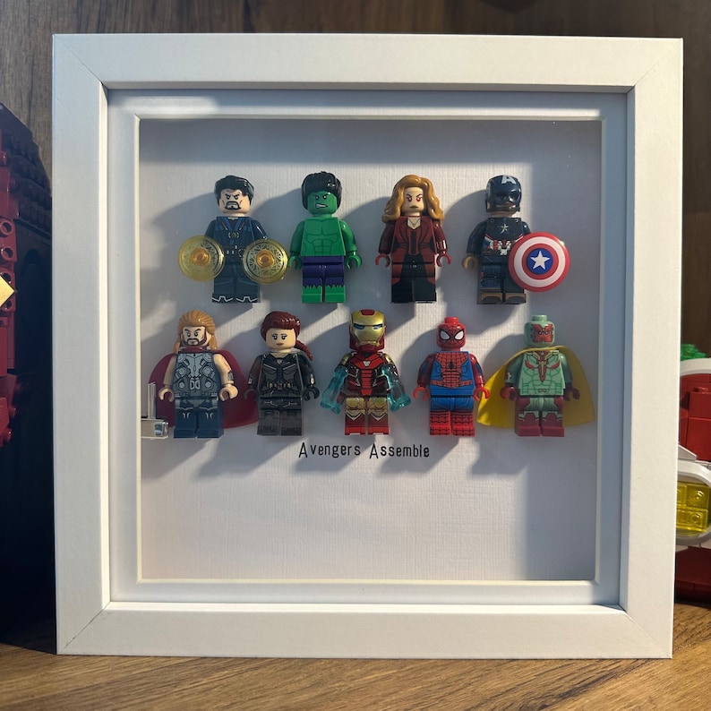 Avengers Assemble Character Frame. Avengers Endgame Iron Man - Etsy