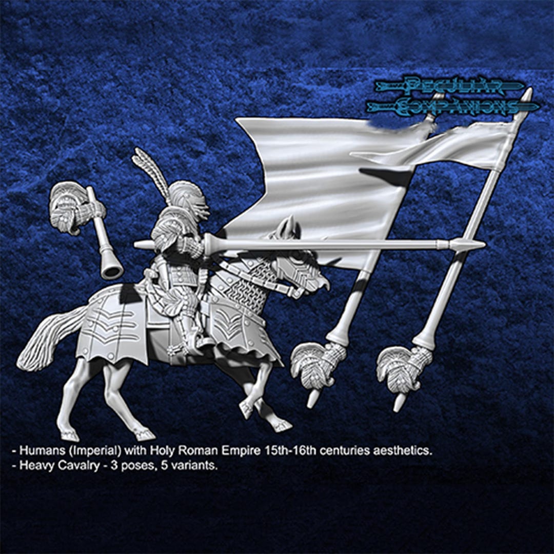 15th-16th Century Holy Roman Empire Mounted Heavy Cavalry Squad X5 ...