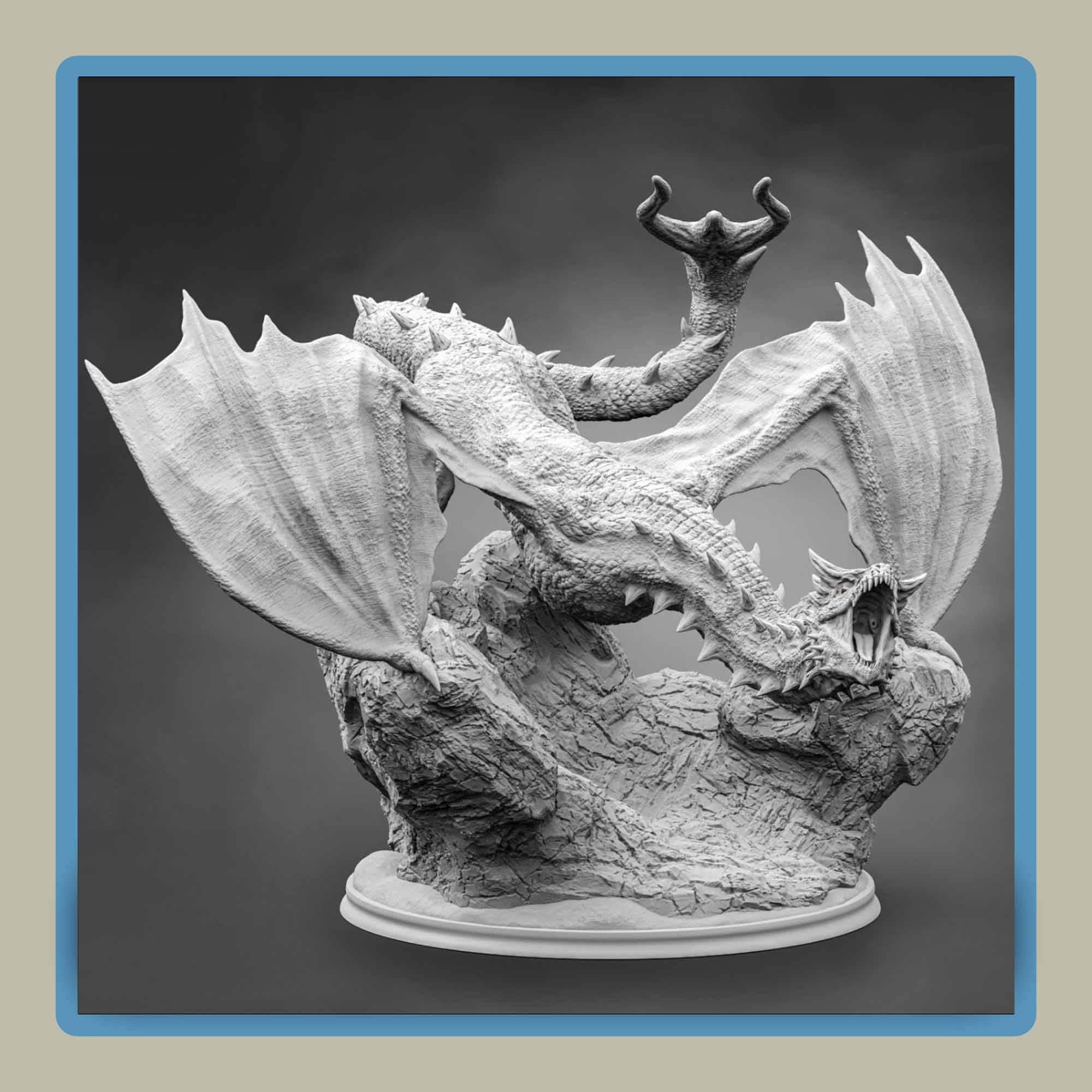 Teraxes, Infernal Wyvern Model - Etsy