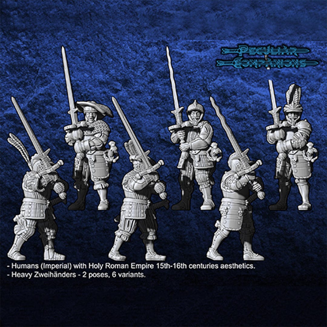 15th/ 16th Century Holy Roman Empire Heavy Infantry Zweihanders Squad ...