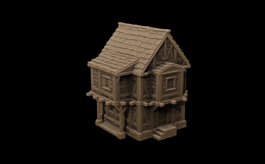 Stormhill Modular Two Story House 28mm Scale Model - Etsy