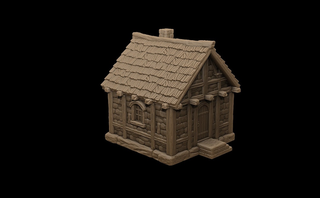 Stormhill Farmhouse 28mm Scale Model Building - Etsy