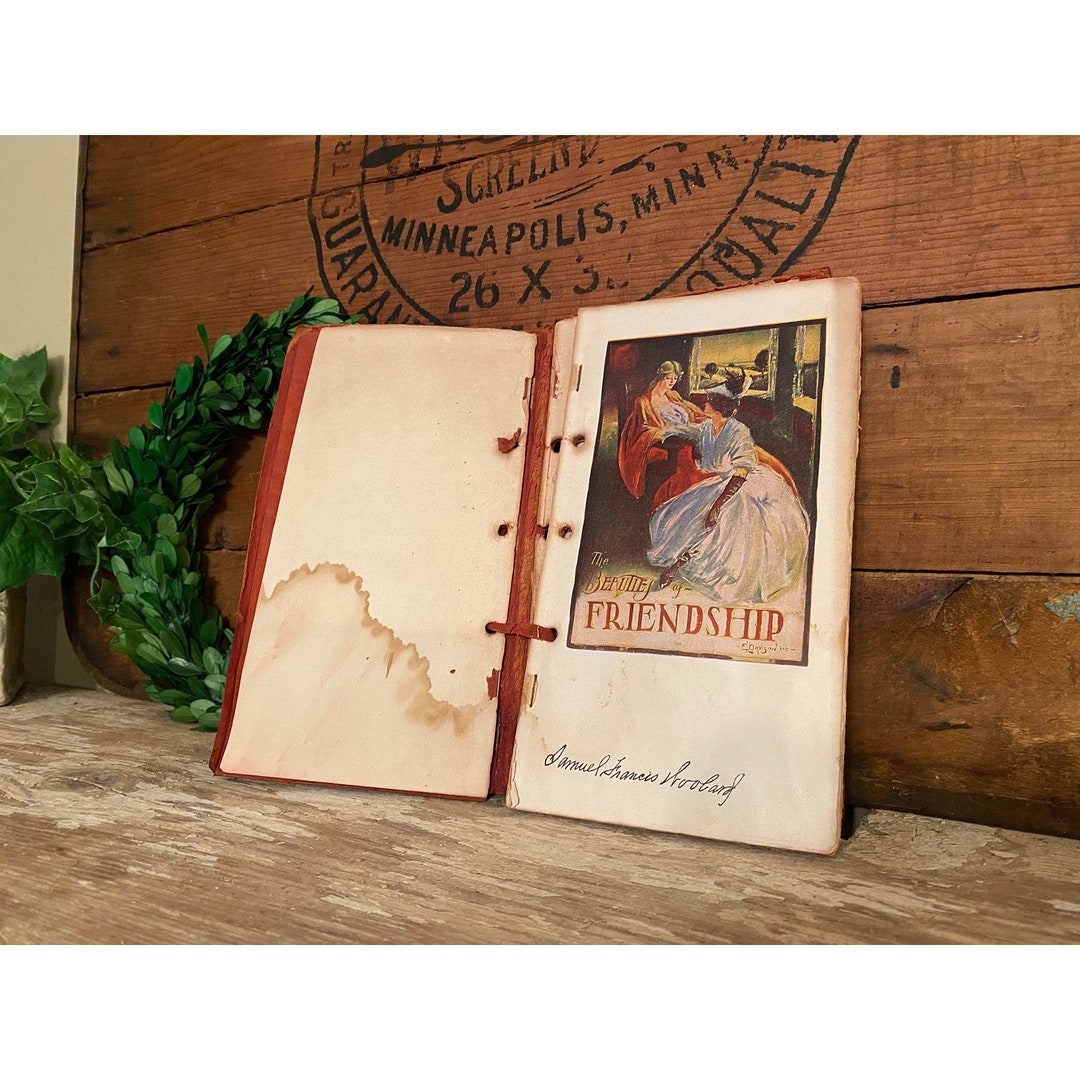 Vintage the Beauties of Friendship 1906 Book | Samuel Francis Woolard ...