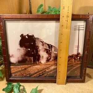 Vintage Framed Locomotive Train Photos - Set of 2 | Train Photographs ...