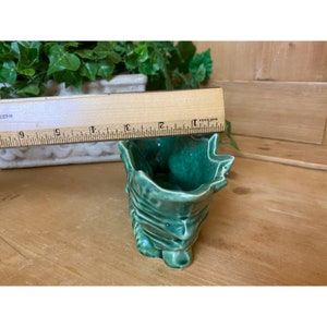 Twin Shell Mccoy Pottery Double Cornucopia Planter Midcentury Modern ...