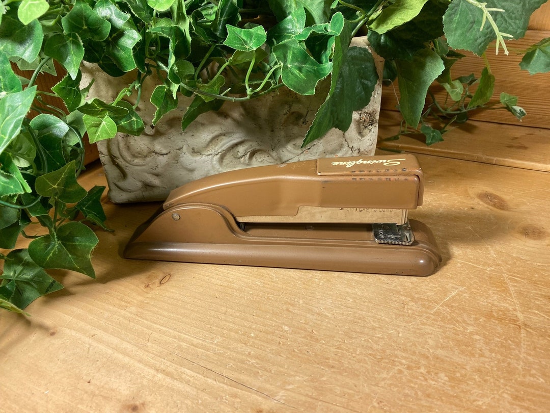 Vintage Swingline Brown Stapler Working Condition Model 27 Midcentury ...