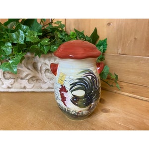 Vintage Oversized Rooster Cheese Shaker CIC, Susan Winget Farmhouse ...