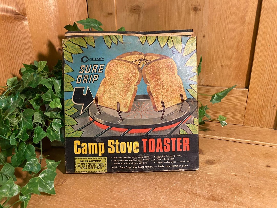 Vintage Camp Stove Toaster in Original Box | Coglan's Sure Grip ...