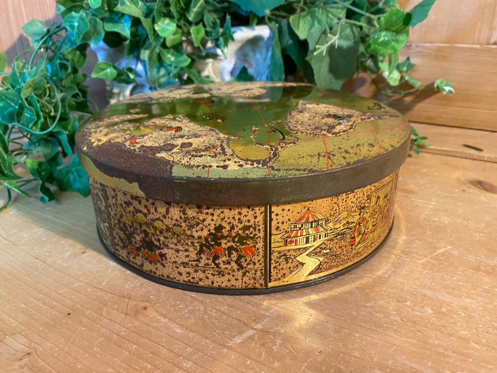 Vintage Tin: Raised Relief World Map Vintage Advertising Shabby Shic ...