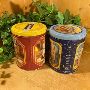 Vintage Tin Canisters: Tootsie Roll Set of 2 Teacher's Lesson Dancing ...