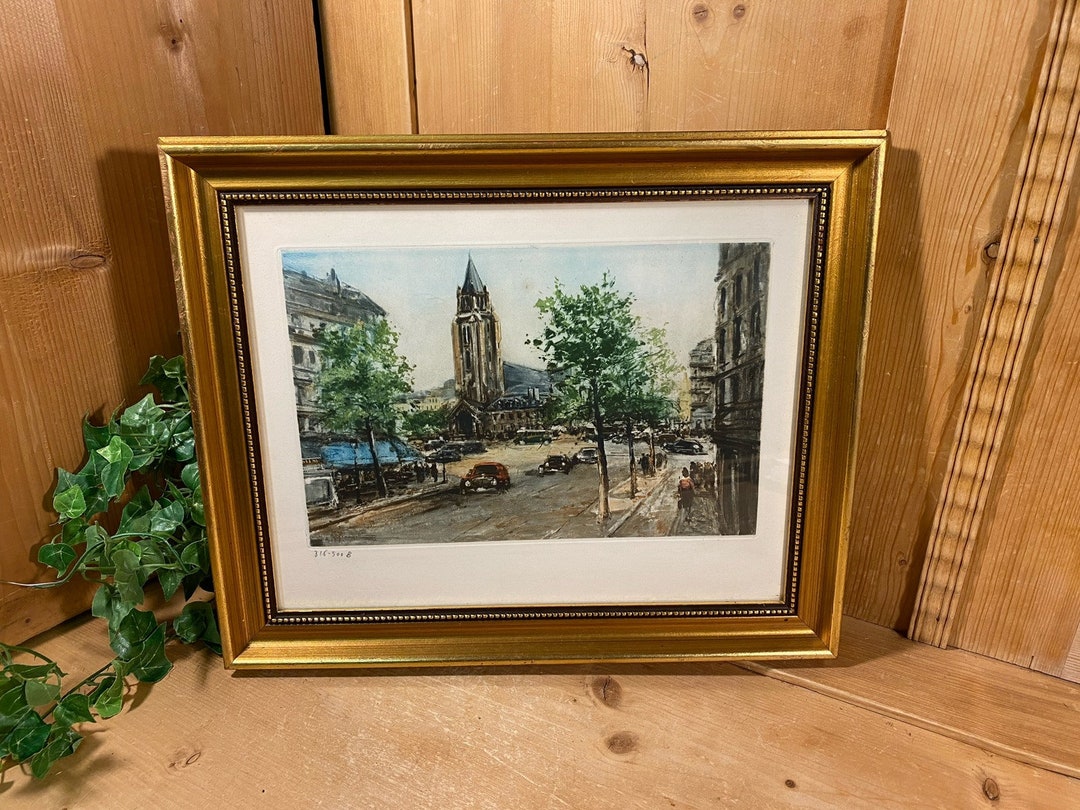 Vintage Charles Maurin Art Print | Numbered French Lithograph in Frame ...