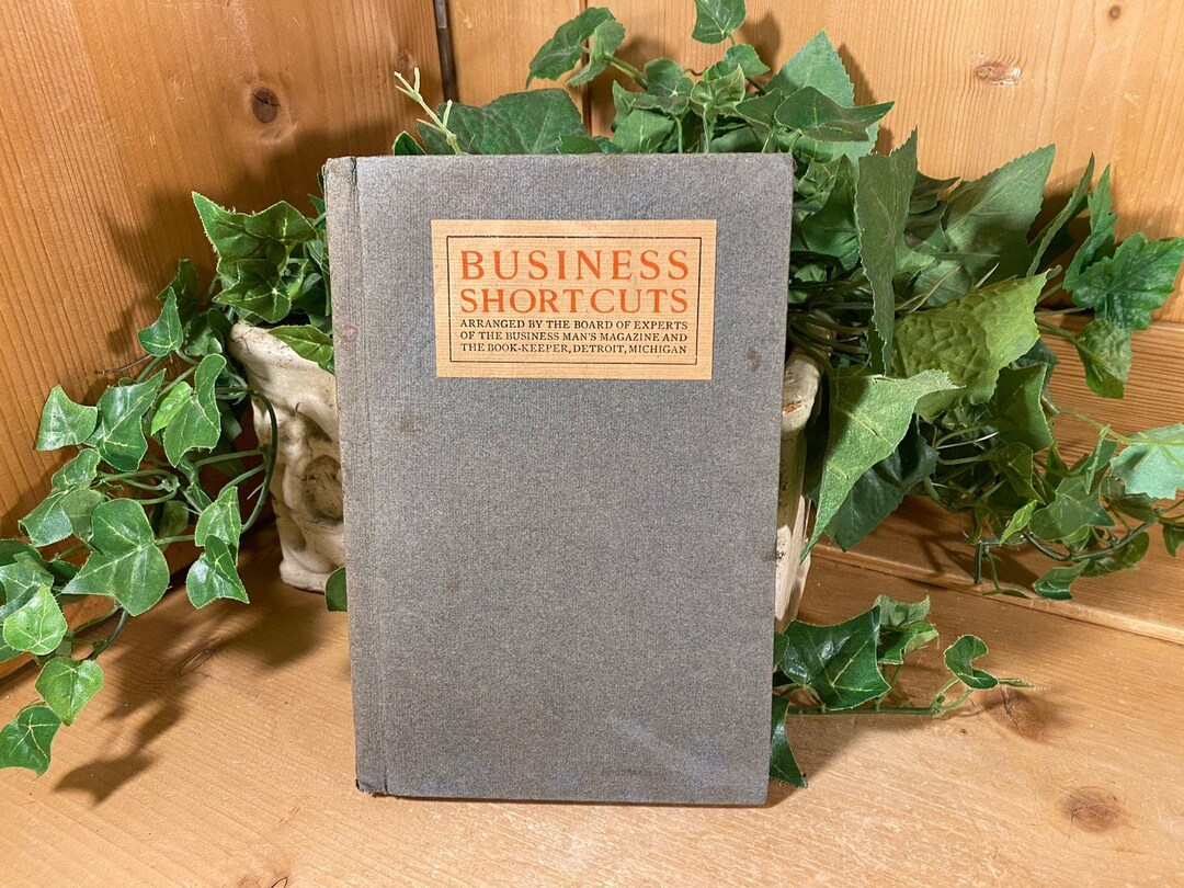 Vintage Book: Business Shortcuts | 1904 | Joan Clark | Antique Book ...