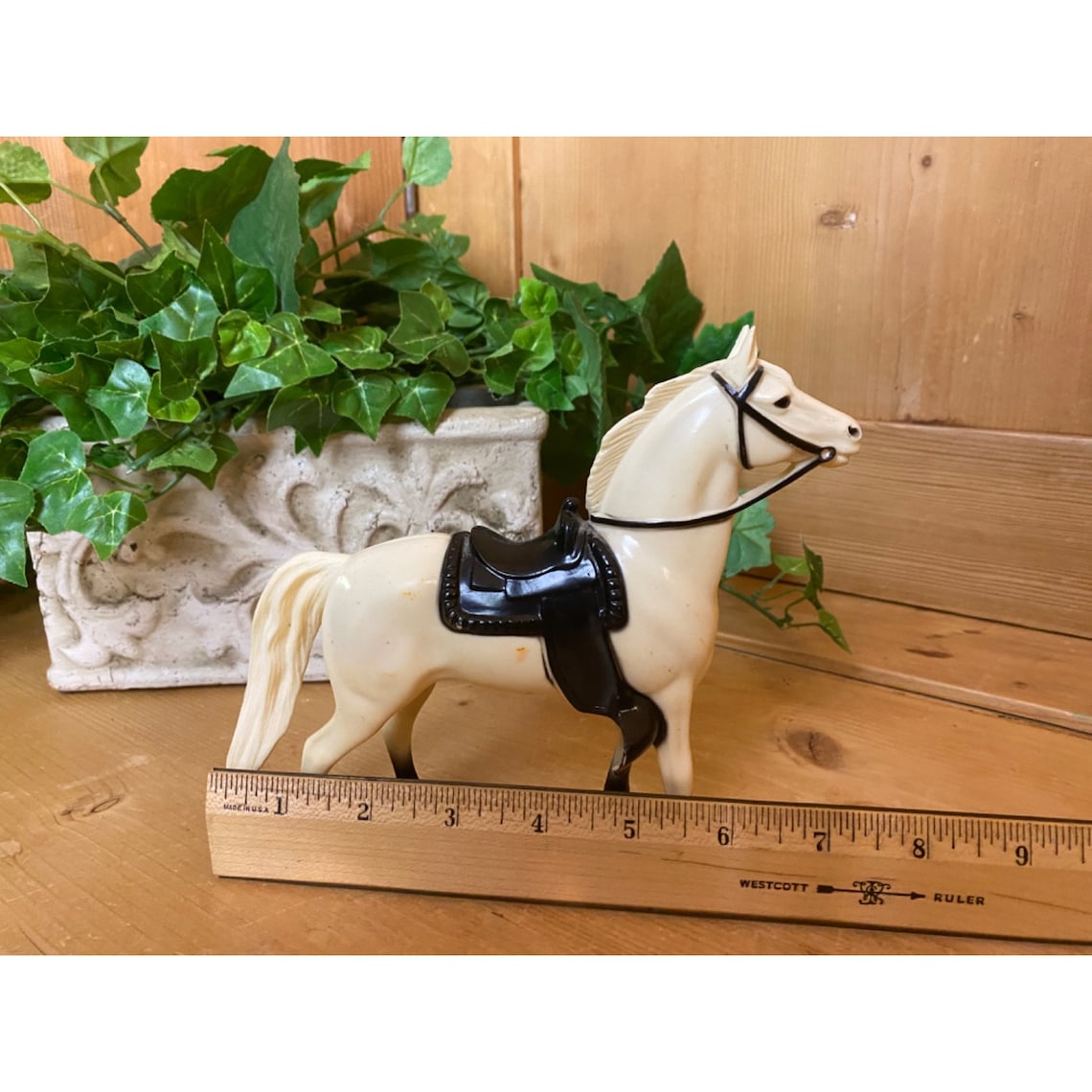 Vintage Plastic Cowboy Horse Toy 1950's Toy Western - Etsy