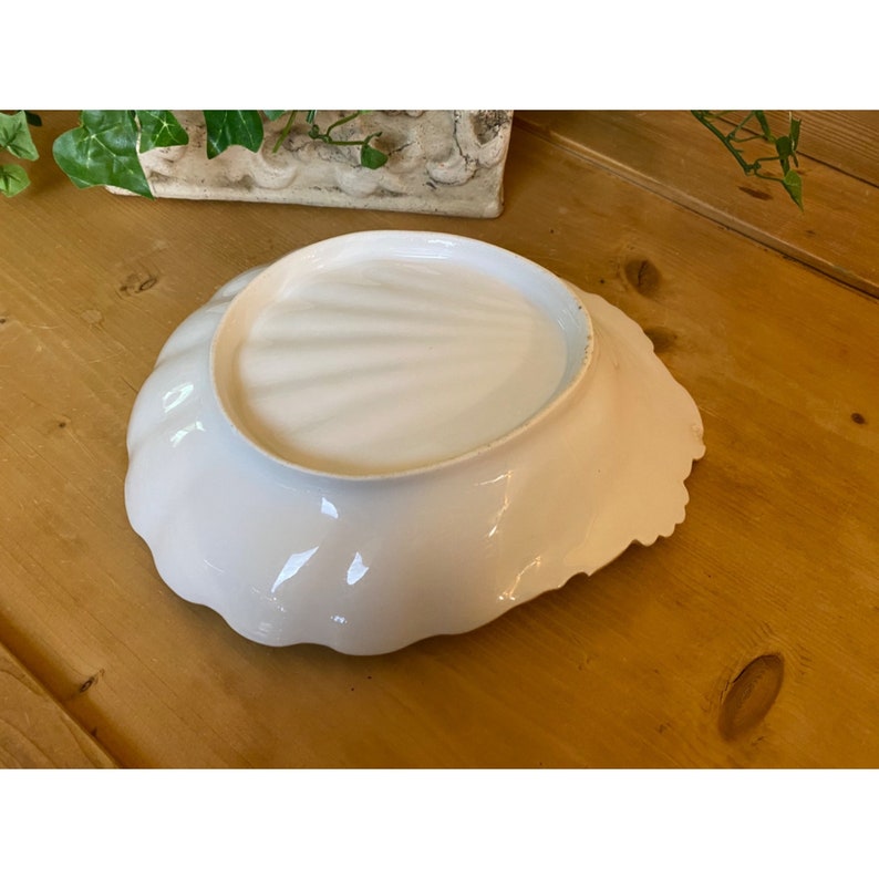 Vintage Ceramic Seashell Serving Platter With Handpainted - Etsy