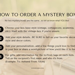 Writer & Creative Vintage-to-now Mystery Box Combo Vintage Mystery Box ...