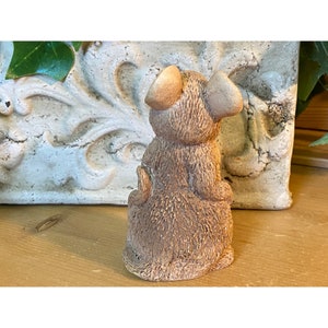 Vintage Brown Mouse Figurine Stone Critters Sweet Baby Mouse United ...