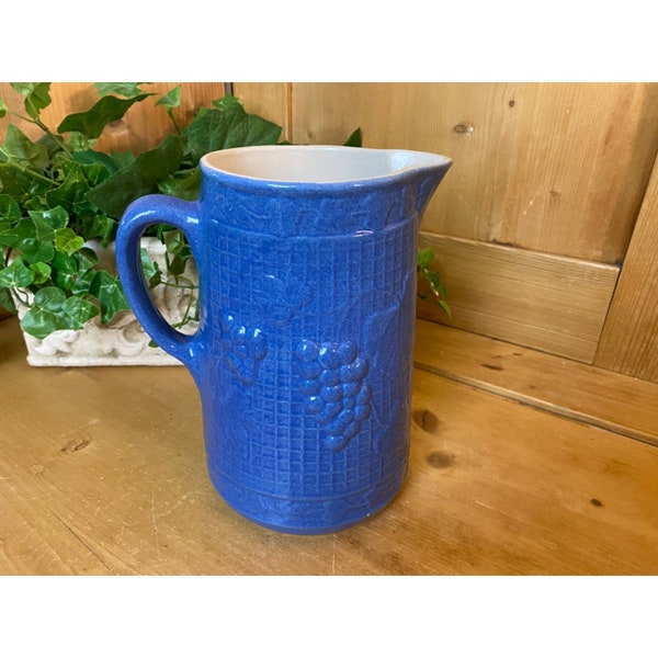 Uhl Pottery Grapes and Lattice Pitchers - Etsy