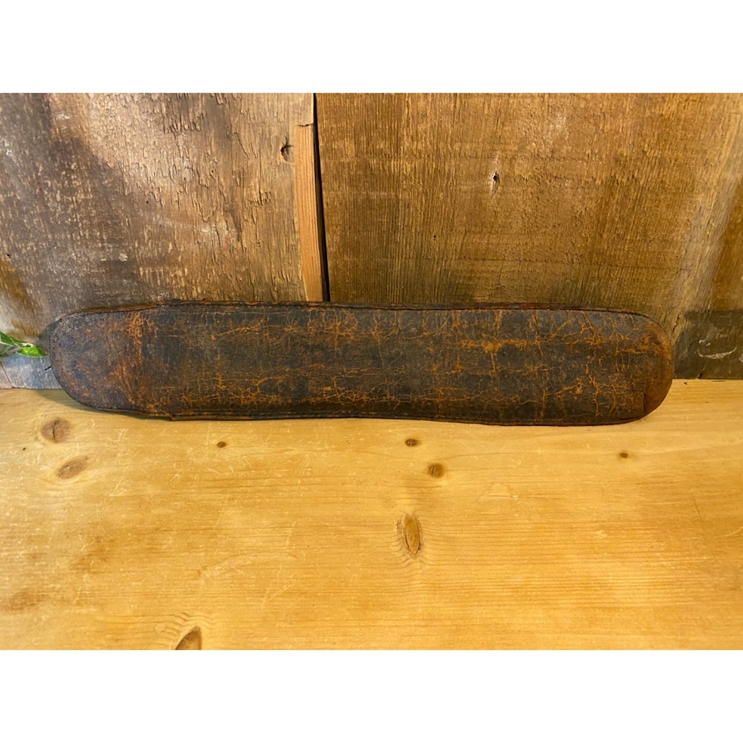 Antique Leather Case With Leather Handle | Vintage Leather Instrument ...