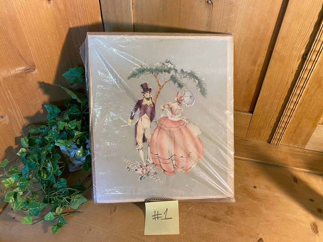 Vintage Art Print #1: Victorian Couple | Victorian Suitor Art Print ...