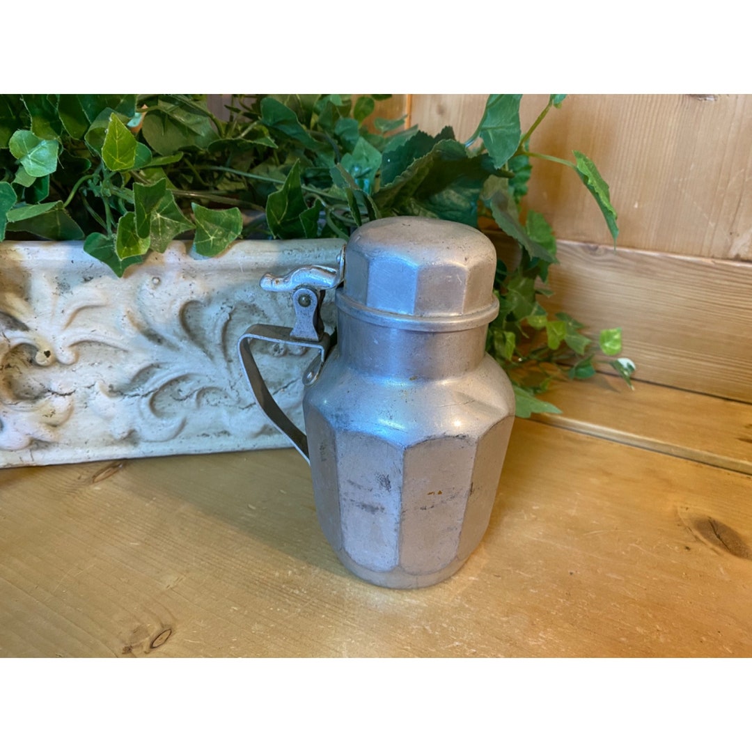 Vintage Aluminum Maple Syrup Pitcher | Metal Syrup Pitcher With Great ...