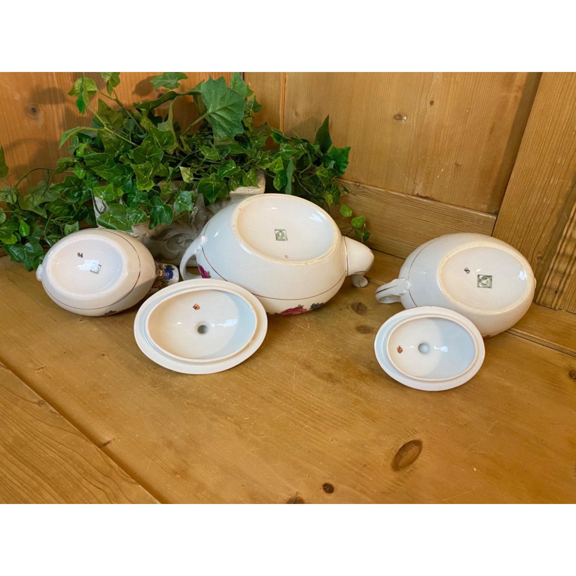 Vintage Phoenix China Tea Set Set of 3 Made in - Etsy
