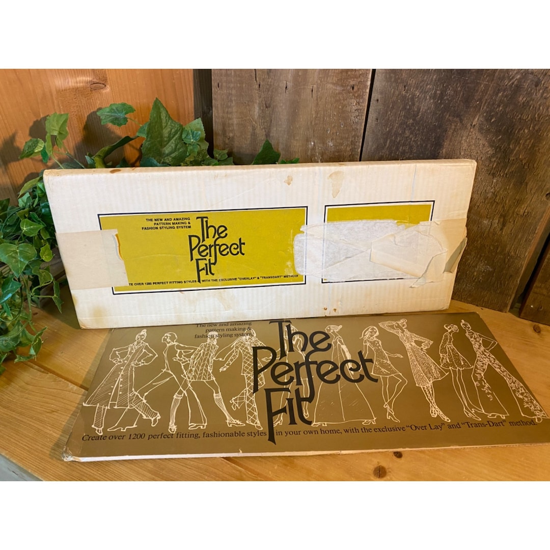 Vintage the Perfect Fit Pattern | 1970s Style Overlay Pattern Set ...