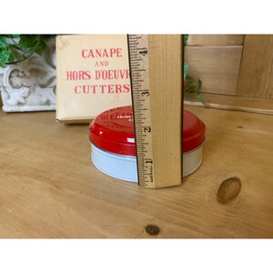 Vintage Canape and Hors D'oeuvres Cutter With Tin and Box | Original ...