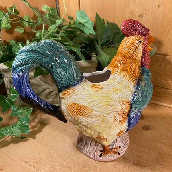 Rooster Pitcher - Etsy