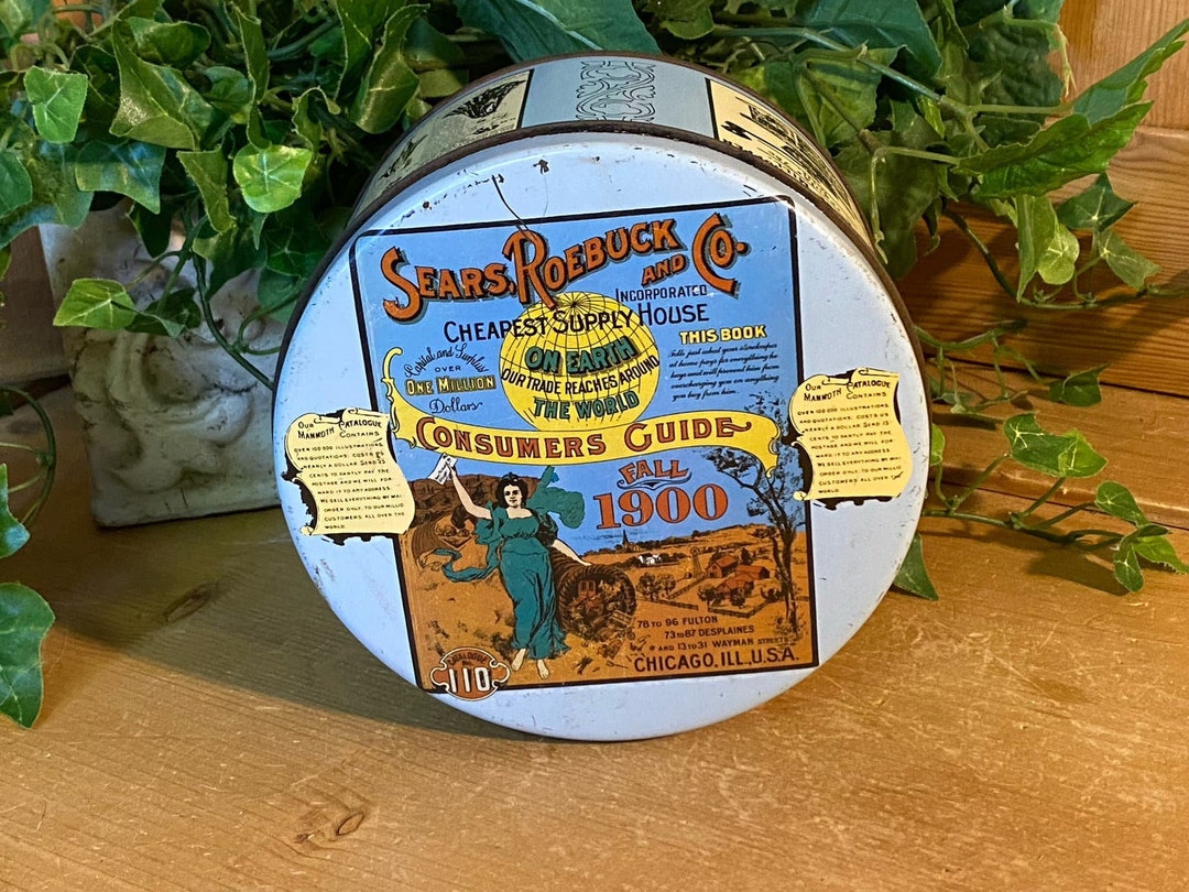 Vintage Tin: Sears Roebuck and Co. Tin | Fall 1900 | Vintage ...