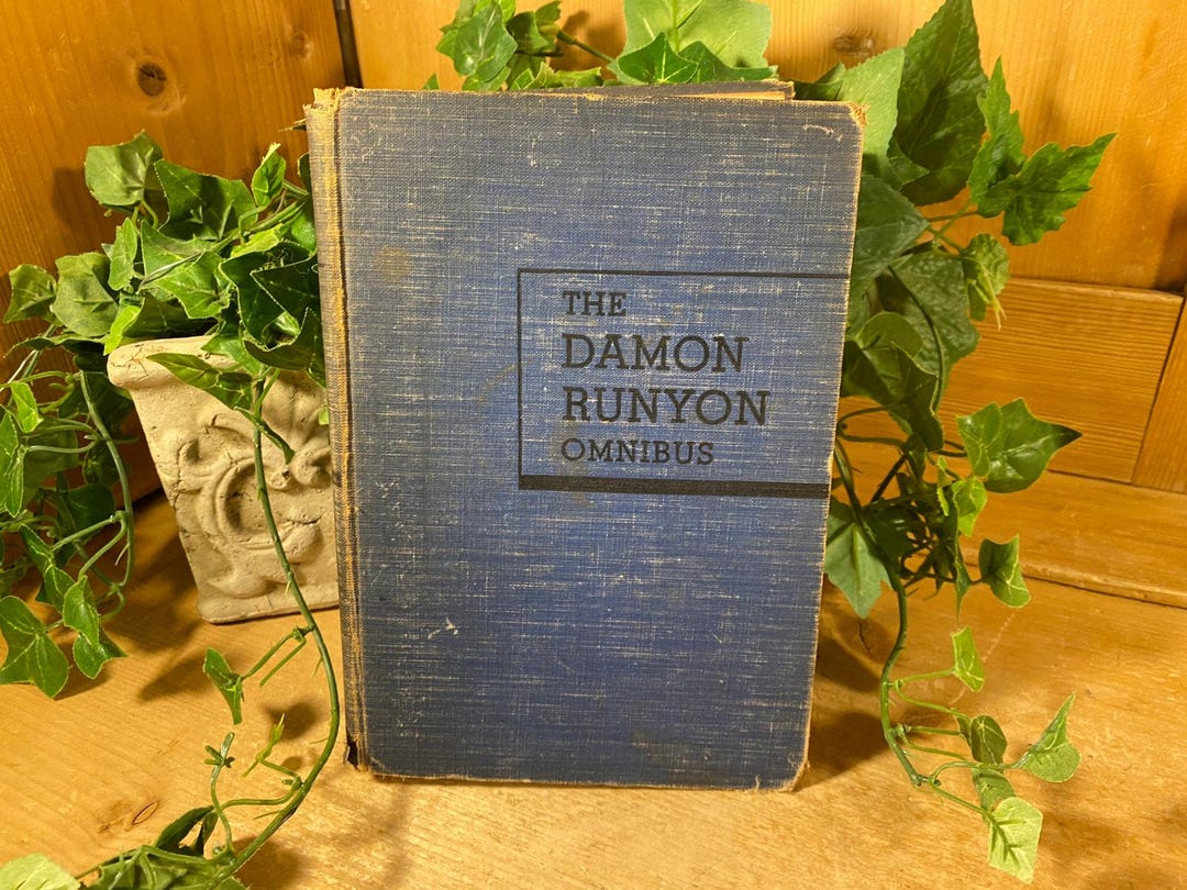 Vintage Book: the Damon Runyon Omnibus | New York Short Stories | Damon ...