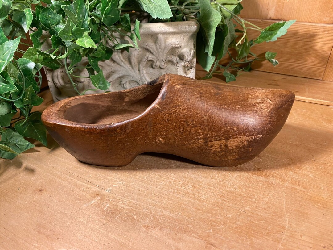 Vintage Klompen Wooden Clog | Traditional Dutch Wooden Shoe | Farmhouse ...