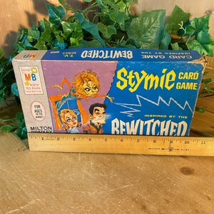 Vintage Bewitched TV Series Card Game Stymie Card Game Complete Milton ...