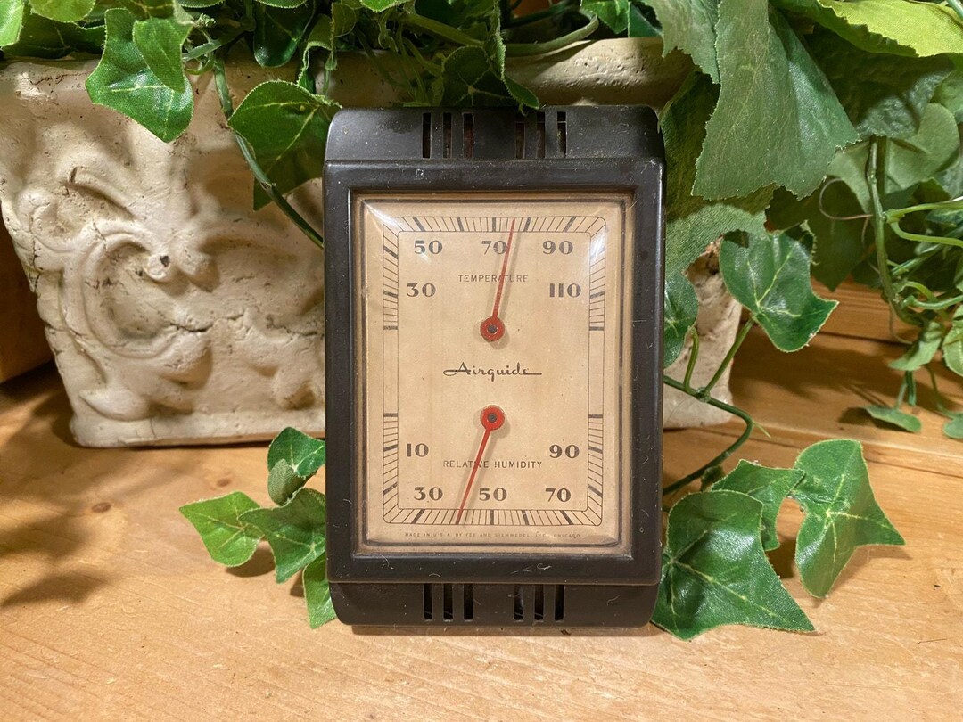 Vintage Airguide Humidity Sensor | Wall Mounted Indoor Weather Station ...