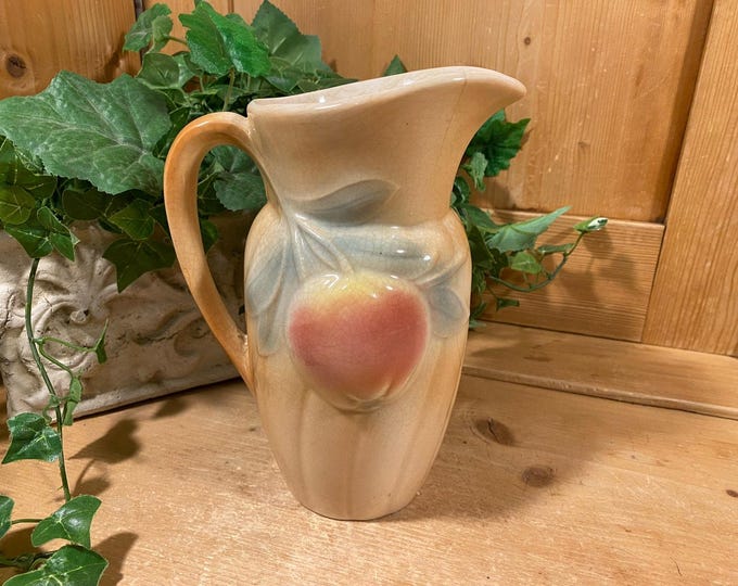 Vintage Ceramic Apple Pitcher | Royal Copley | Farmhouse Kitchen Decor ...