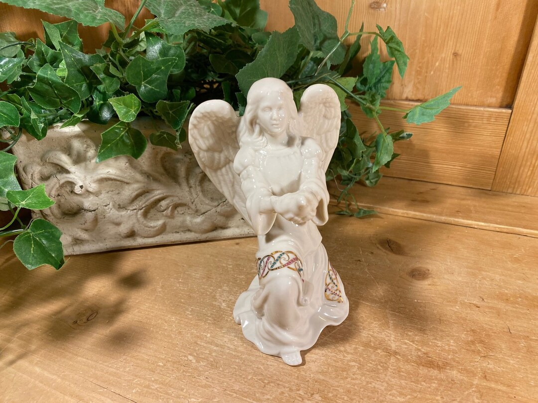 Vintage Lenox Angel Figurine Angel of Peace Jewels Collection Lenox ...