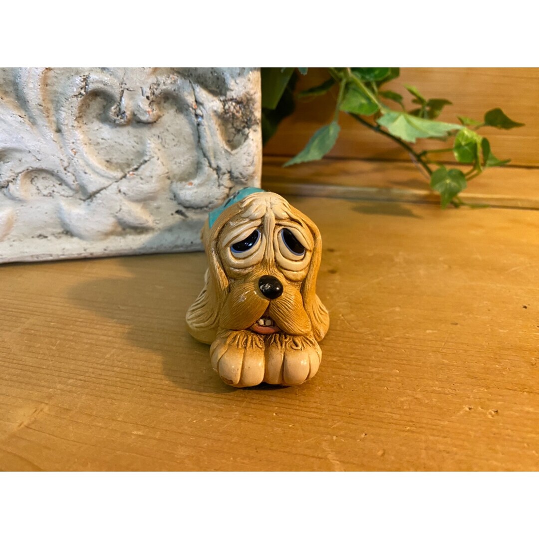 Vintage Dog Figurine | "pooch" Stonecraft Dog Figurine | Pendelfin ...