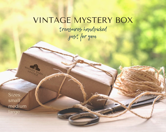 Vintage Junk Drawer Mystery Box Assemblage Supplies Found Objects ...