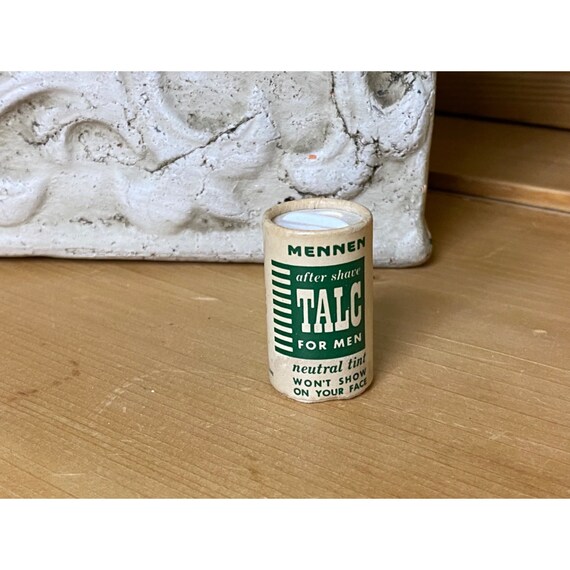 Vintage Mennen Aftershave Talc for Men Sample Sized Powder | Etsy