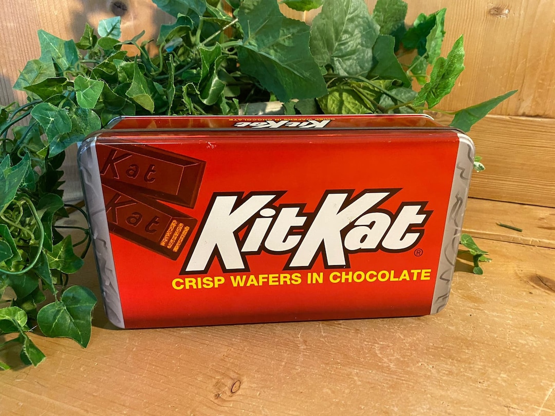 Vintage Tin: Kit-kat Chocolate Candy Tin | Tin Canister Box | Vintage ...