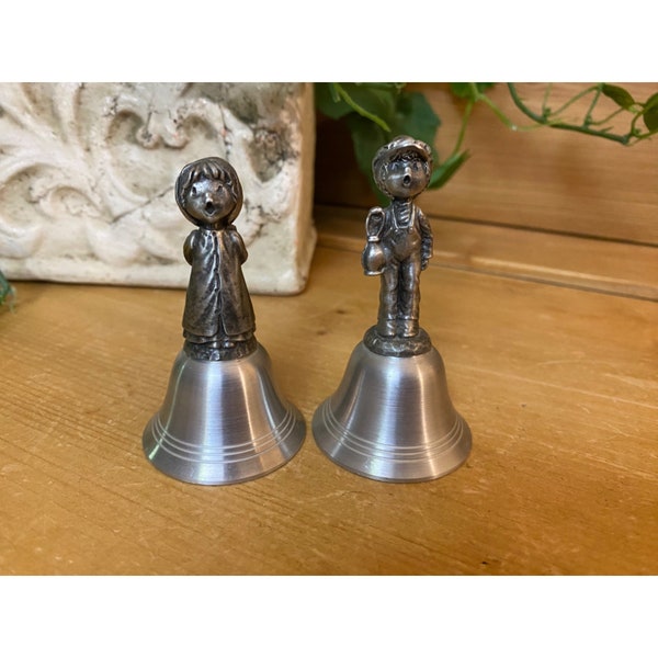 Pewter Bells - Etsy