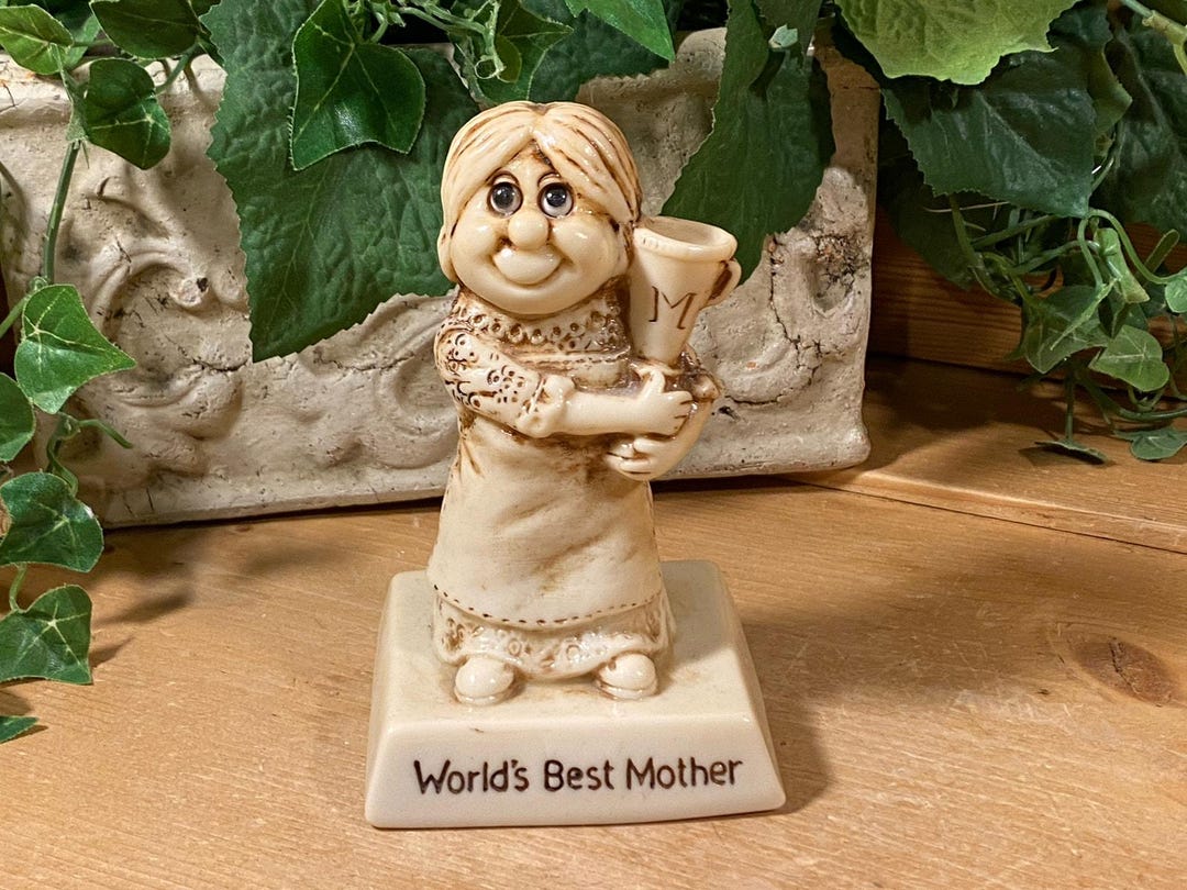 Vintage World's Best Mother Award Statue | Russ Berrie | Novelty Gift ...