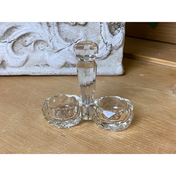 Vintage Double Salt Cellar With Handle some Flaws - Etsy