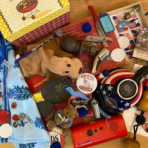 Found Objects Configuration Box | Assemblage Mixed Media | Shadow Box ...