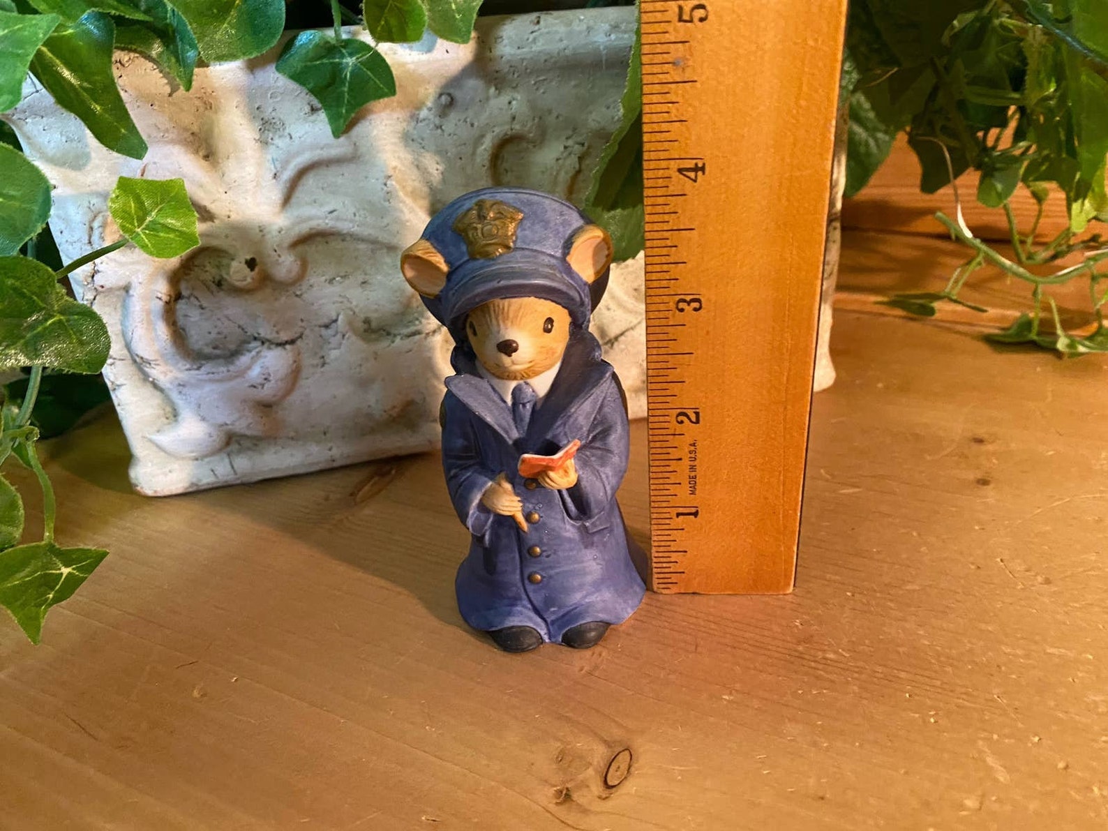 Vintage Lefton China Police Mouse Figurine 00327 Collectible Mouse ...